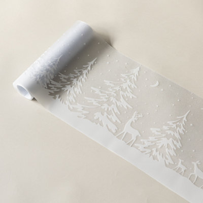 d-c-fix Forest Premium Static Cling Christmas Window Film Border for ...