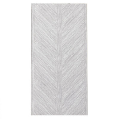 d-c-fix Herringbone Grey Self Adhesive Vinyl Floor Tiles Pack of 6 (1 ...