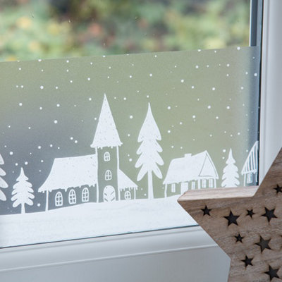 d-c-fix Homes Premium Static Cling Christmas Window Film Border for ...