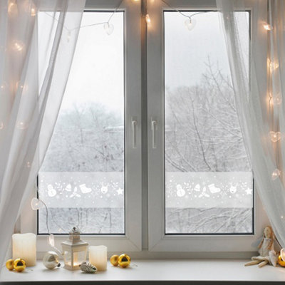 d-c-fix Joy Premium Static Cling Christmas Window Film Border for Décor ...