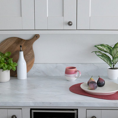 d-c-fix Marble Romeo Matt White Self Adhesive Vinyl Wrap Film for ...