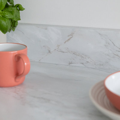 d-c-fix Marble Romeo Matt White Self Adhesive Vinyl Wrap Film for ...