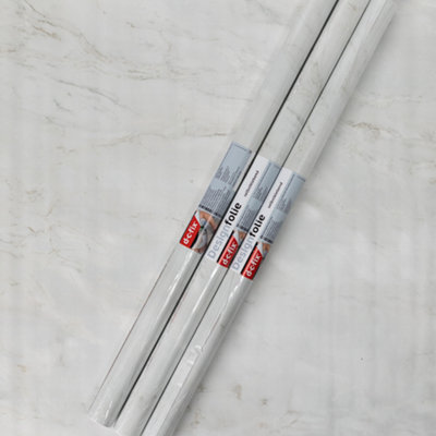 d-c-fix Marble Romeo Matt White Self Adhesive Vinyl Wrap Film for ...