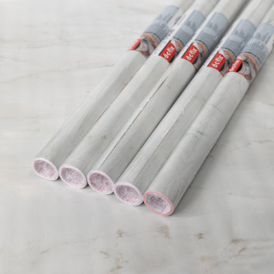 d-c-fix Marble Romeo Matt White Self Adhesive Vinyl Wrap Film for ...