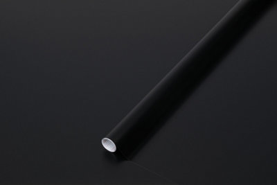d-c-fix Matt Black Vinyl Film Wrap Sticky Back Plastic Self Adhesive 2m ...