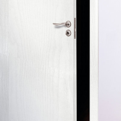 D-c-fix Matt White Wood (5393) Sticky Back Furniture Wrap (L)5m (W)90cm