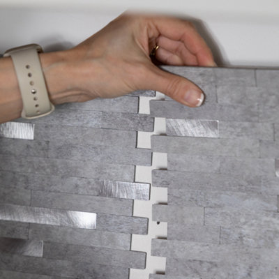 d-c-fix Metal and Stone Premium Self Adhesive Composite Wall Tile 29 ...