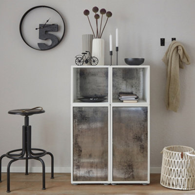 D-C-Fix Metallic Chrome Vintage Mirror (8034) Sticky Backed Vinyl (L ...