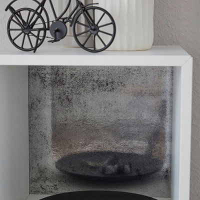 D-C-Fix Metallic Chrome Vintage Mirror (8034) Sticky Backed Vinyl (L ...