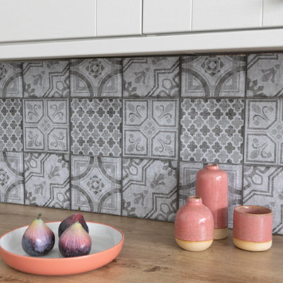 B&q stick on wall tiles store
