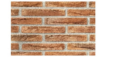 D C Fix NATURAL RED BRICK WALL STICKY BACK PLASTIC SELF ADHESIVE 2m X ...