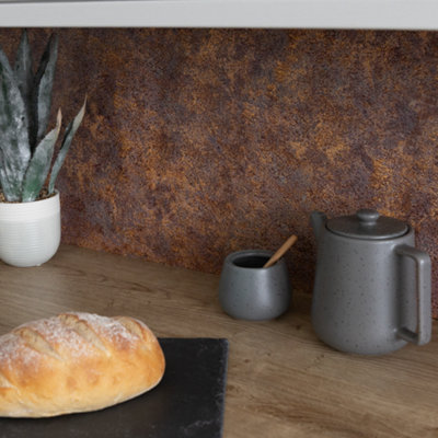 d-c-fix Rusty Stone 3D Splashback Wallpaper for Kitchen and Bathroom 4m ...