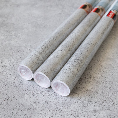 d-c-fix Salazar Concrete Grey Self Adhesive Vinyl Wrap Film for Kitchen ...