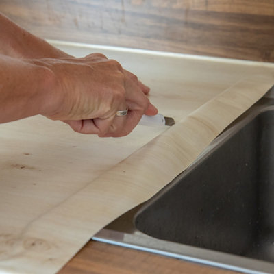 D-c-fix Scandinavian Oak Wood (5387) Sticky Back Furniture Wrap (L ...