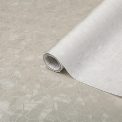 D-C-Fix Splintered Effect Sticky Back Plastic White (2m x 45cm)
