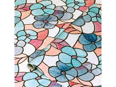 D-C-Fix Stained Glass Static Cling Window Film 45cm X 1.5m Lisboa ...