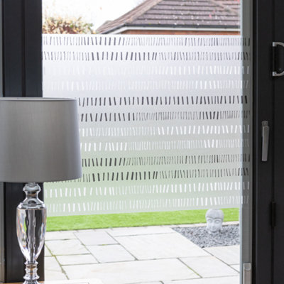 d-c-fix Stitches Premium Static Cling Window Film for Privacy and Décor ...