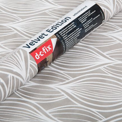 D-C-Fix Velvet Embossed Cary (0008) Sticky Backed Vinyl (L)120cm (W)45cm