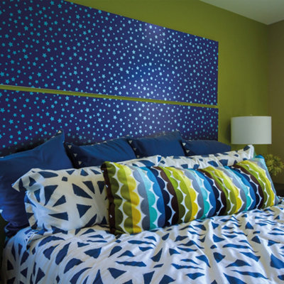 D-C-Fix Velvet Embossed Star Sticky Backed Vinyl (L)120cm (W)45cm