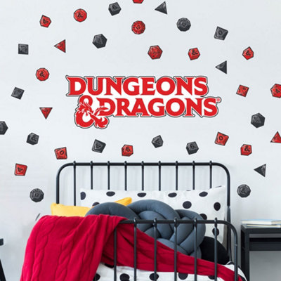 D&D Wall Sticker Pack Children's Bedroom Nursery Playroom Décor Self ...
