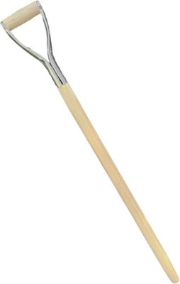 D Type Shaft Handle to suit Shovel Spade or Fork 100 cm 39 in Long Metal Replacement Spare Part