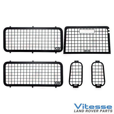 D44 External Window Guard Set 5 Pcs Mesh Protectors Fits Defender 90 ...