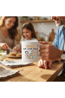 Dad We Love You Mug Ceramic Coffee Cup
