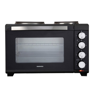 Daewoo 1500W 32L Electric Oven & 1000W & 600W Hot Plate Hobs 90-230 ...