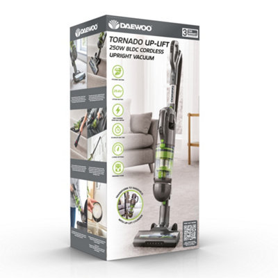 Daewoo 2-in-1 Up-Lift Pro Rechargeable Cordless Vacuum Cleaner Handheld ...