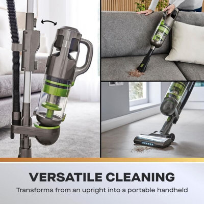 Daewoo 2-in-1 Up-Lift Pro Rechargeable Cordless Vacuum Cleaner Handheld ...