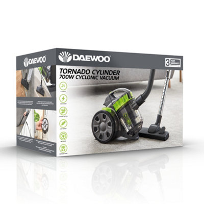 Daewoo 2 Litre Tornado Bagless Cylinder Vacuum Cleaner Dry Carpet Floor ...