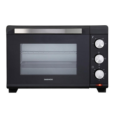 Daewoo 23L Electric Mini Oven 1300W Adjustable 90C - 230C Temperature Control 60min Timer for ...