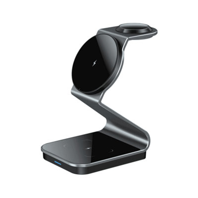 DAEWOO 3-IN-1 MAGNETIC WIRELESS CHARGER DOCK CHARGING STATION WATCH ...
