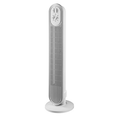 Daewoo 30 inch Slim Tower Fan Oscillating Portable Fan w 2hr Timer & 3 ...