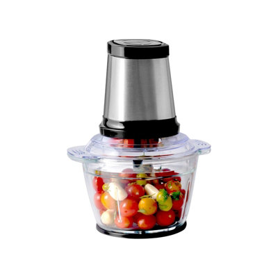 Daewoo 500W Mini Chopper with 1L Glass Bowl Stainless Steel Blades ...