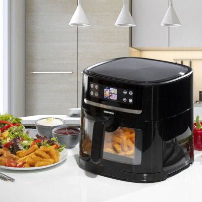 DAEWOO ACTUATE AI SMART AIR FRYER 8 LITRE ONE TOUCH COOK LCD DISPLAY ...