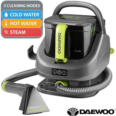 Daewoo AquaSteam 1300W Upholstery Steam Cleaner Spot Washer & Carpet ...