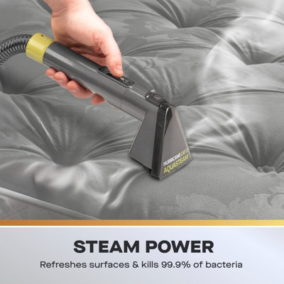 Daewoo AquaSteam 1300W Upholstery Steam Cleaner Spot Washer & Carpet ...