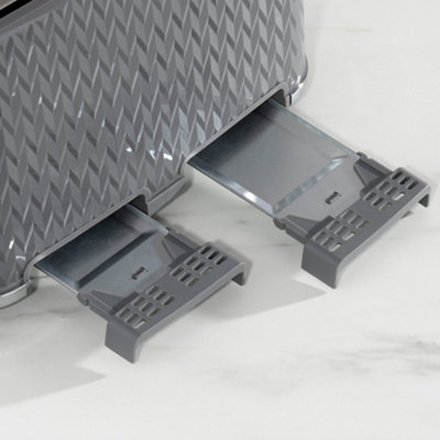 Daewoo Argyle Retro Matching 1.7L Jug Kettle Toaster and Microwave Set ...