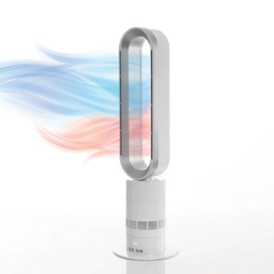 Daewoo Bladeless Tower Fan and Heater Oscillating With Timer and Remote ...