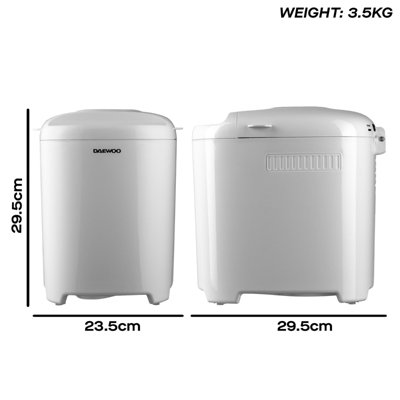 Daewoo Bread Maker Machine 900g Loaf Sizes 3 Crust Levels Keep-Warm ...
