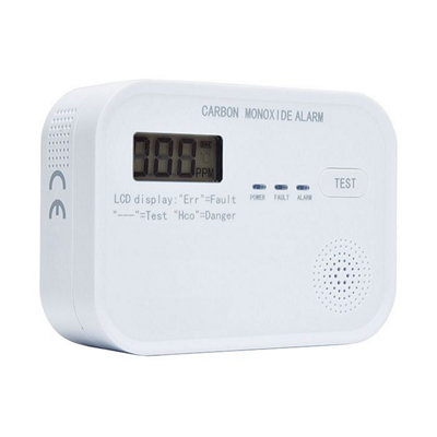 Daewoo Carbon Monoxide Detector Alarm 10 Year Sealed Battery CO Sensor ...