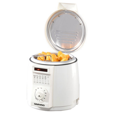 Daewoo Compact Deep Fat Fryer 1 Litre with Odour Filter