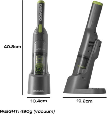 Daewoo Compact Pro Cordless Handheld Vacuum Cleaner Portable Mini Hand ...
