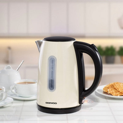 Daewoo Cream Kensington 1.7 Litre 3000 Watt Matching Jug Kettle and ...