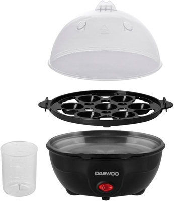 Daewoo Essentials Egg Boiler for Boiled Eggs 7 Portion with Soft ...
