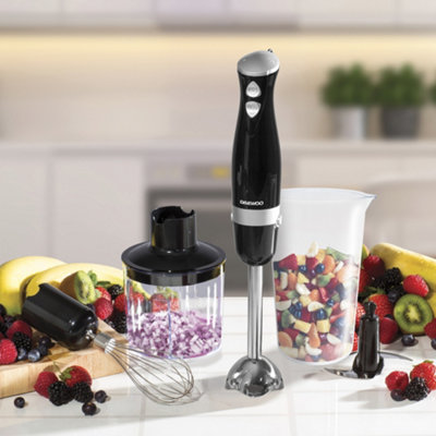 Daewoo Hand Blender Set 600w With Boost Button Whisk and Chopping Bowl