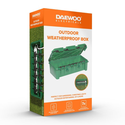 Daewoo IP55 Outdoor Weatherproof Electric Junction Box Exterior that ...
