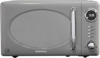 Daewoo Kensington Grey Microwave 20 Litre 800W Digital Display