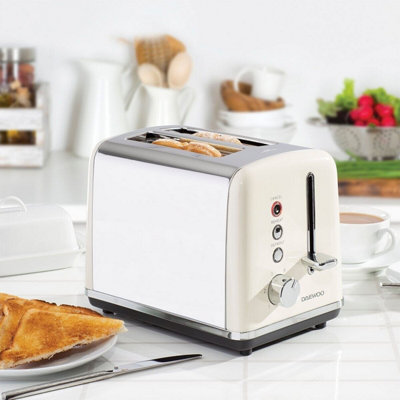 Daewoo Kensington Retro Matching Cream Jug Kettle Toaster Microwave Set ...